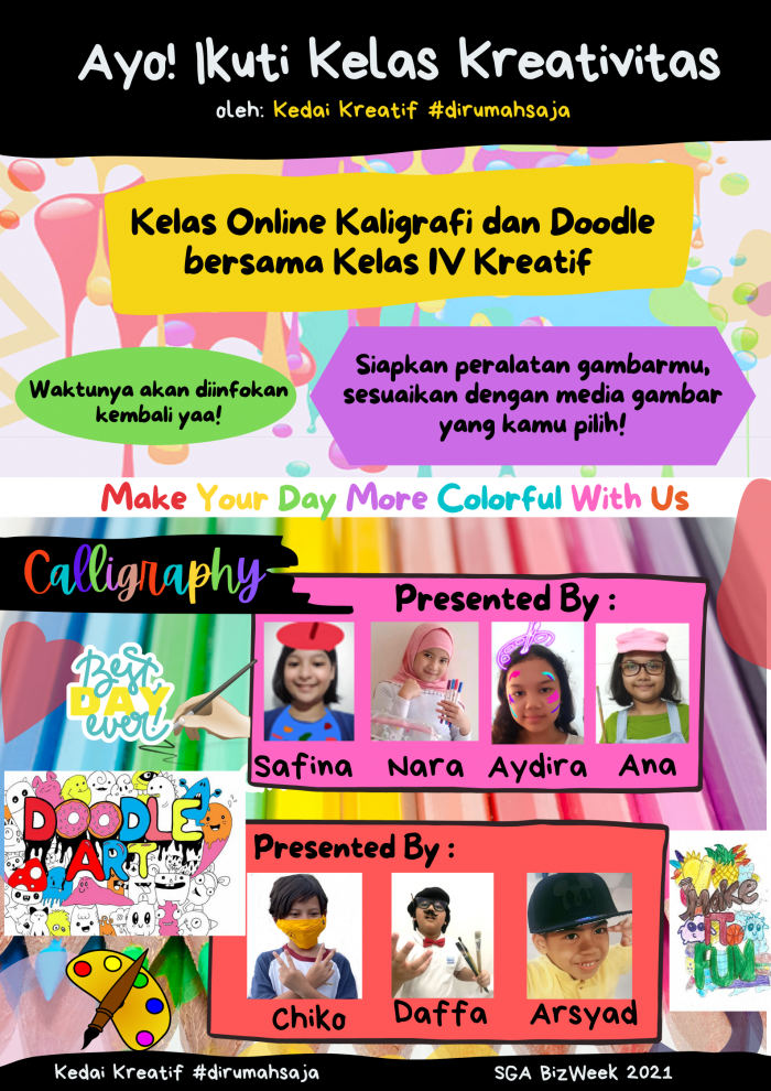 Kelas Kreativitas (Kaligrafi dan Doodle Art) - Sekolah Gemala Ananda ...